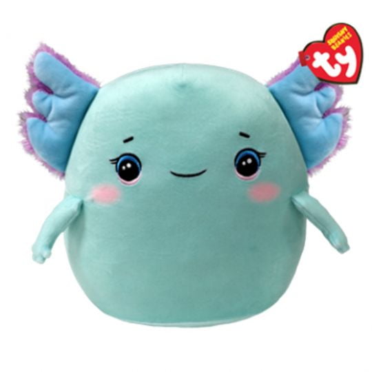 Ty Squish-a-Boo (Squishy Beanies) - Charlie the Blue Axolotl – Medium ...
