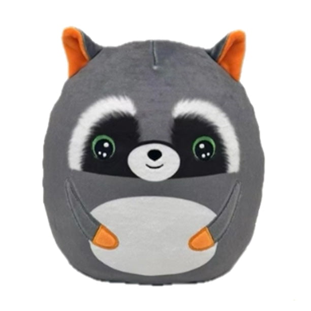 TY Beanie Squishies (Squish-A-Boos) Plush - SNEAKY the Raccoon (10 inch ...