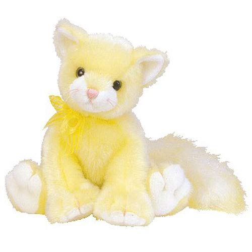 TY Classic Beanie Buddy Glitz the Yellow Glitter Cat Plush - Walmart.com