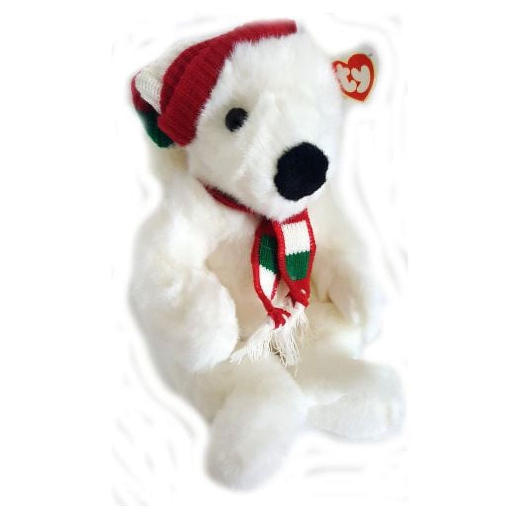 TY Classic Plush Beanie Buddy 1997 HOLIDAY BEAR the Bear - Walmart.com