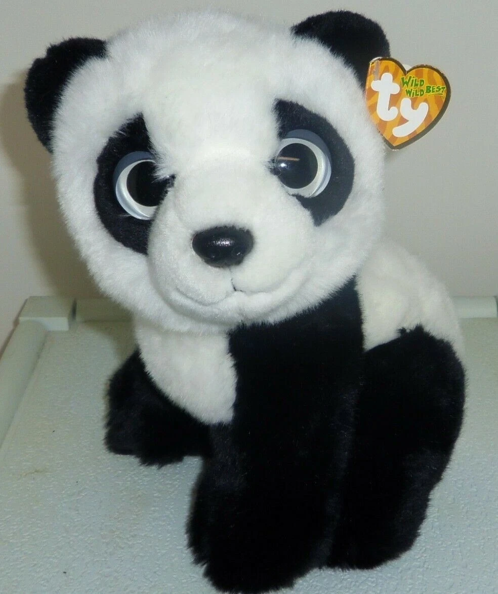 TY Classic - Wild Wild Best BEIJING the Panda Bear (10" Plush)(BONUS 1 ...