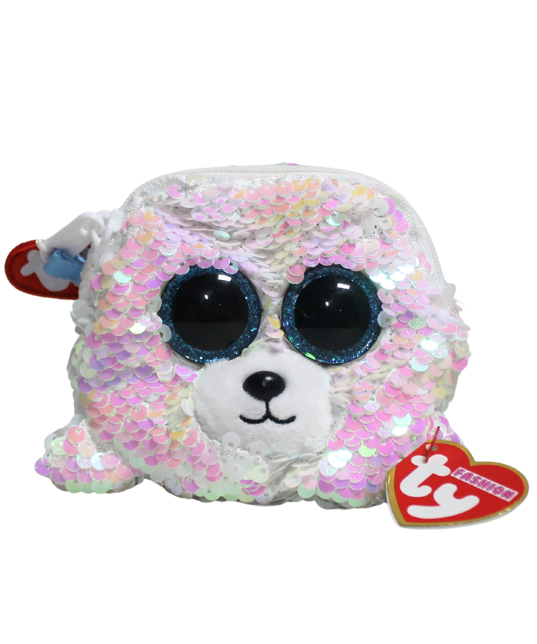 Ty Fashion- Icy the Seal – Glitter Eyes – Wristlet Purse - Stuffed ...