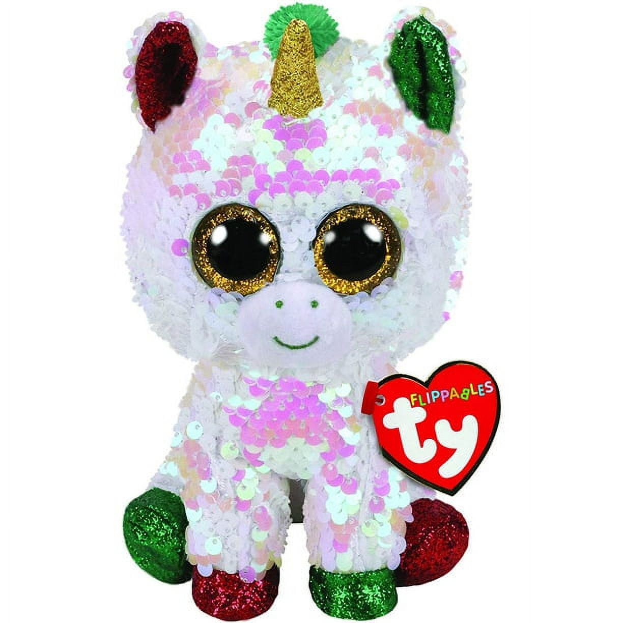 TY Flippables - Stardust The Christmas Unicorn (Glitter Eyes) Regular ...