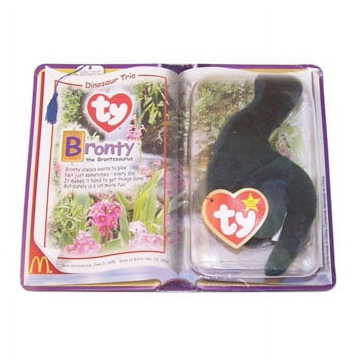 TY McDonald's Teenie Beanie - BRONTY the Dinosaur (2000) (5 inch ...