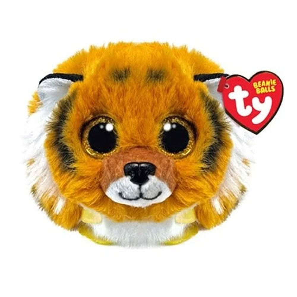 TY Puffies (Beanie Balls) Plush - CLAWSBY the Tiger (3 inch) - Walmart.com