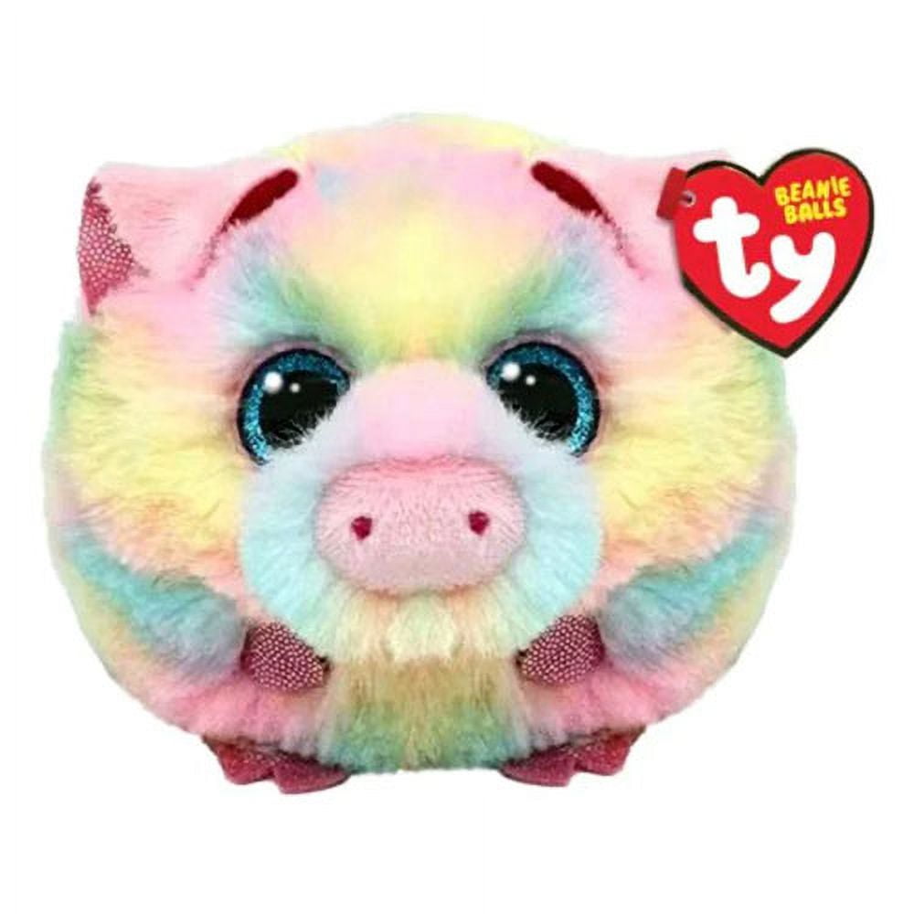 TY Puffies (Beanie Balls) Plush - PIGASSO the Pig (3 inch) - Walmart.com