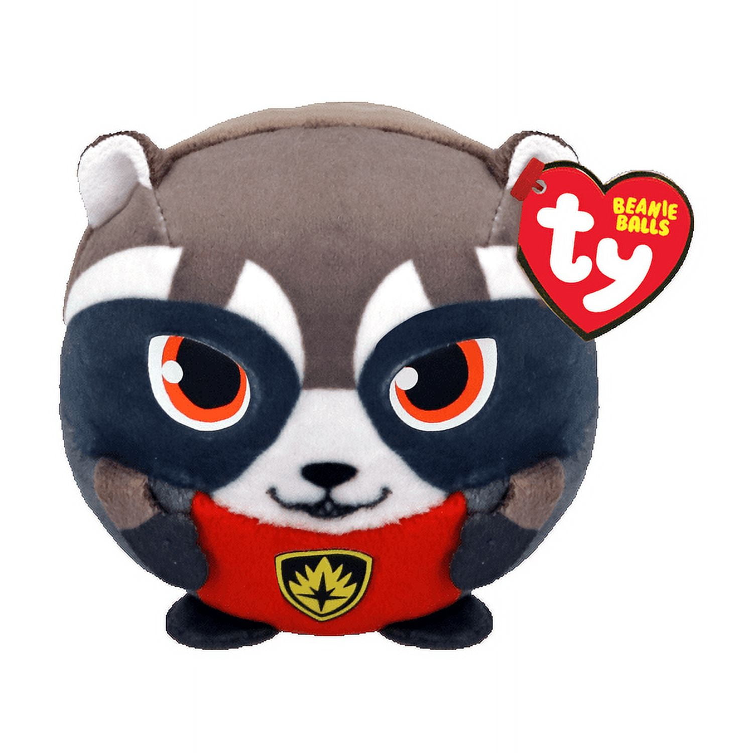 TY Puffies (Beanie Balls) Plush - ROCKET RACCOON [Marvel](3 inch ...