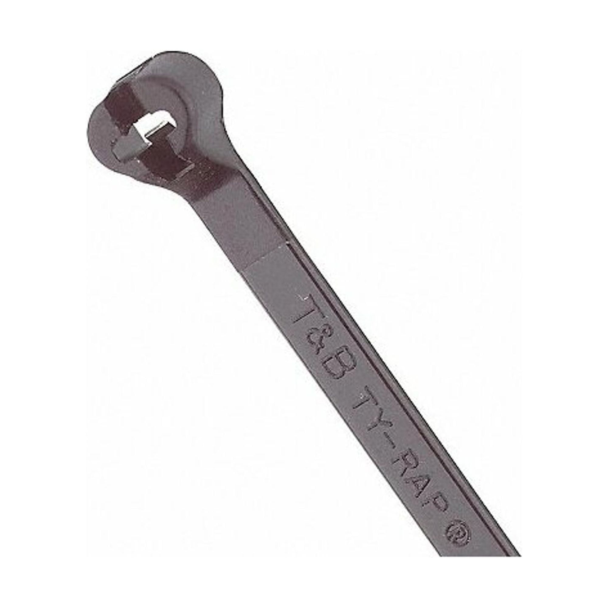 TY-RAP TY242MX 8.19" L, 0.14" W, Black Nylon Cable Tie, PK 1000 ...