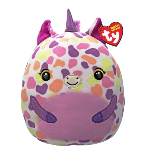TY Squish-A-Boos Plush - ASTRA the Purple Unicorn (Small Size - 8 inch ...