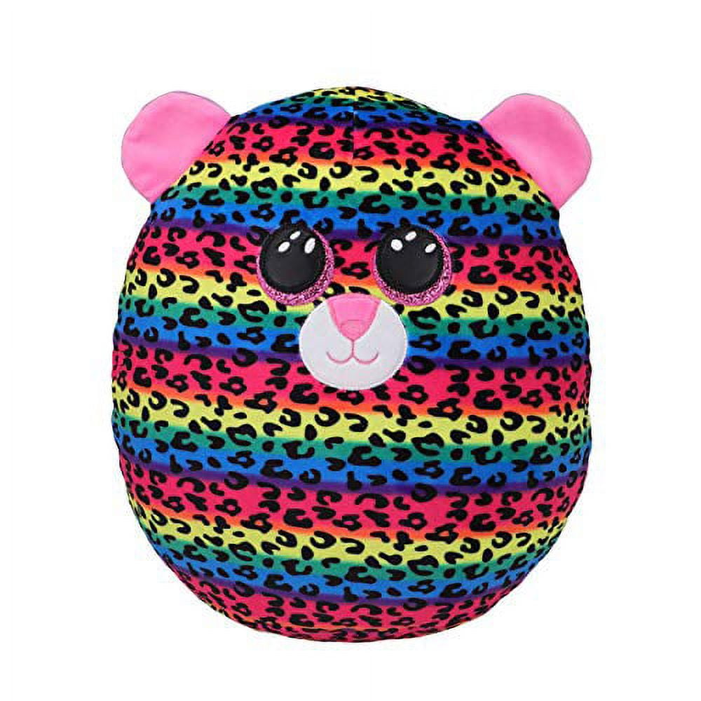 TY Squish-A-Boo Dotty Brilliantly Colored Leopard 10 Inch Plush ...