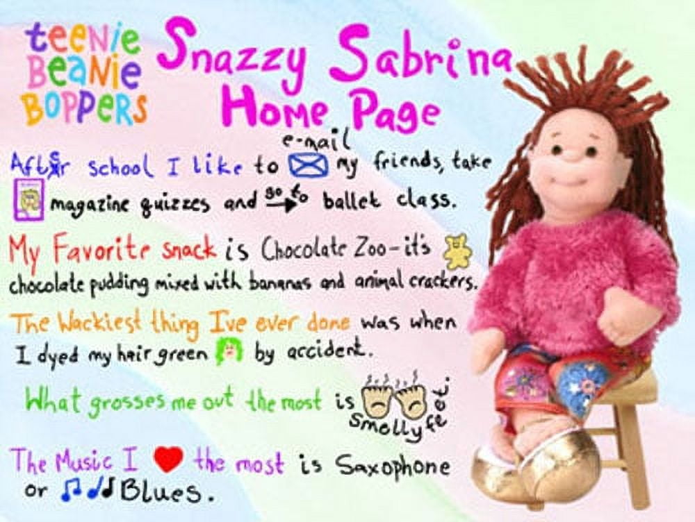 TY Teenie Beanie Bopper - SNAZZY SABRINA (8.5 inch) - Walmart.com
