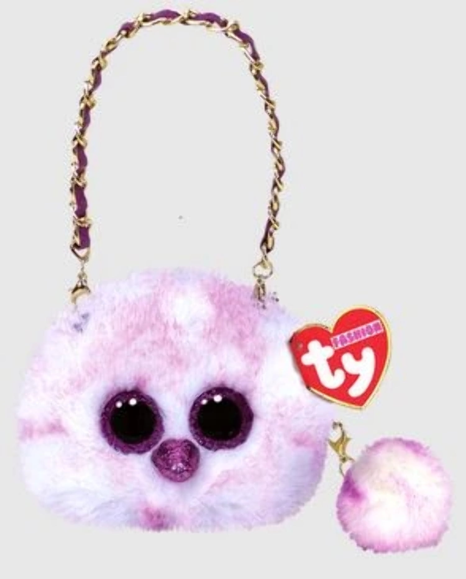 TY Unisex Kids Pochette Porte Monnaie Peluche 10cm-Kenya l'autruche ...