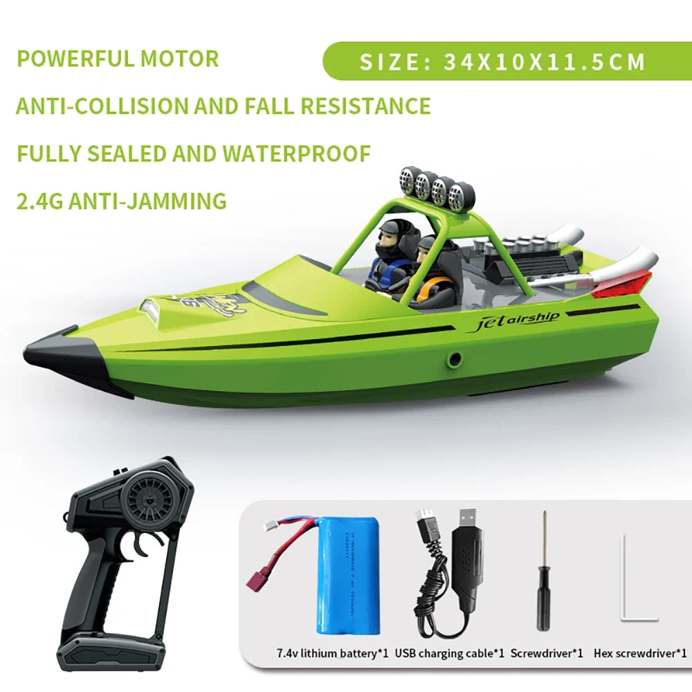 TY725 RC Boat TURBOJET PUMP High-Speed Remote Control Jet Boat Low ...