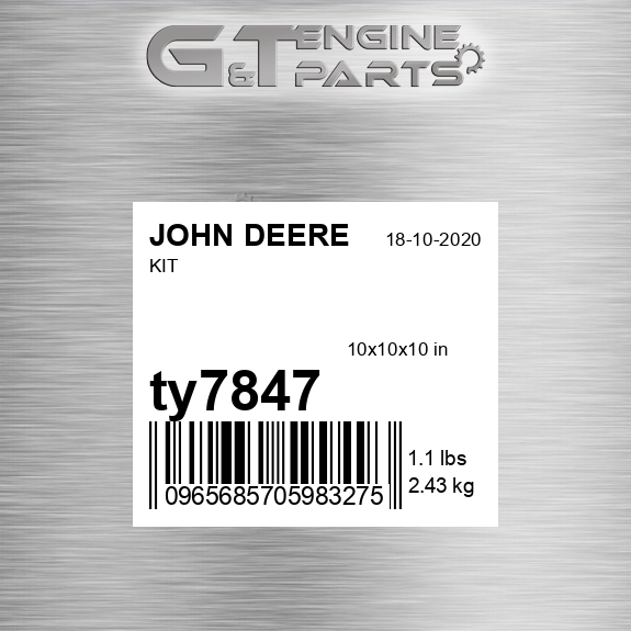 TY7847 KIT fits JOHN DEERE (New OEM) - Walmart.com