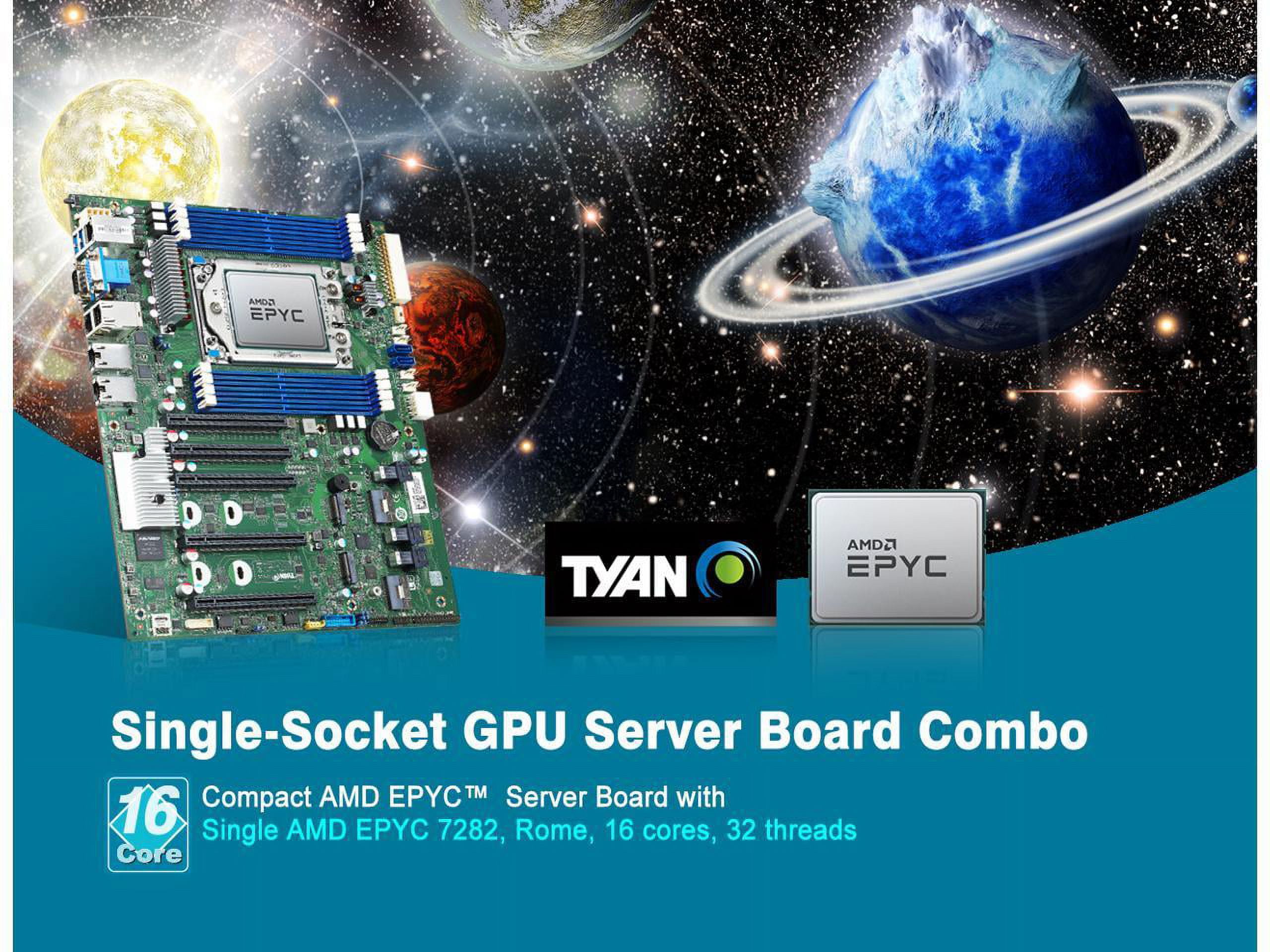 TYAN Combo Deal, S8030GM2NE-2T ATX Server Motherboard Installed AMD ...