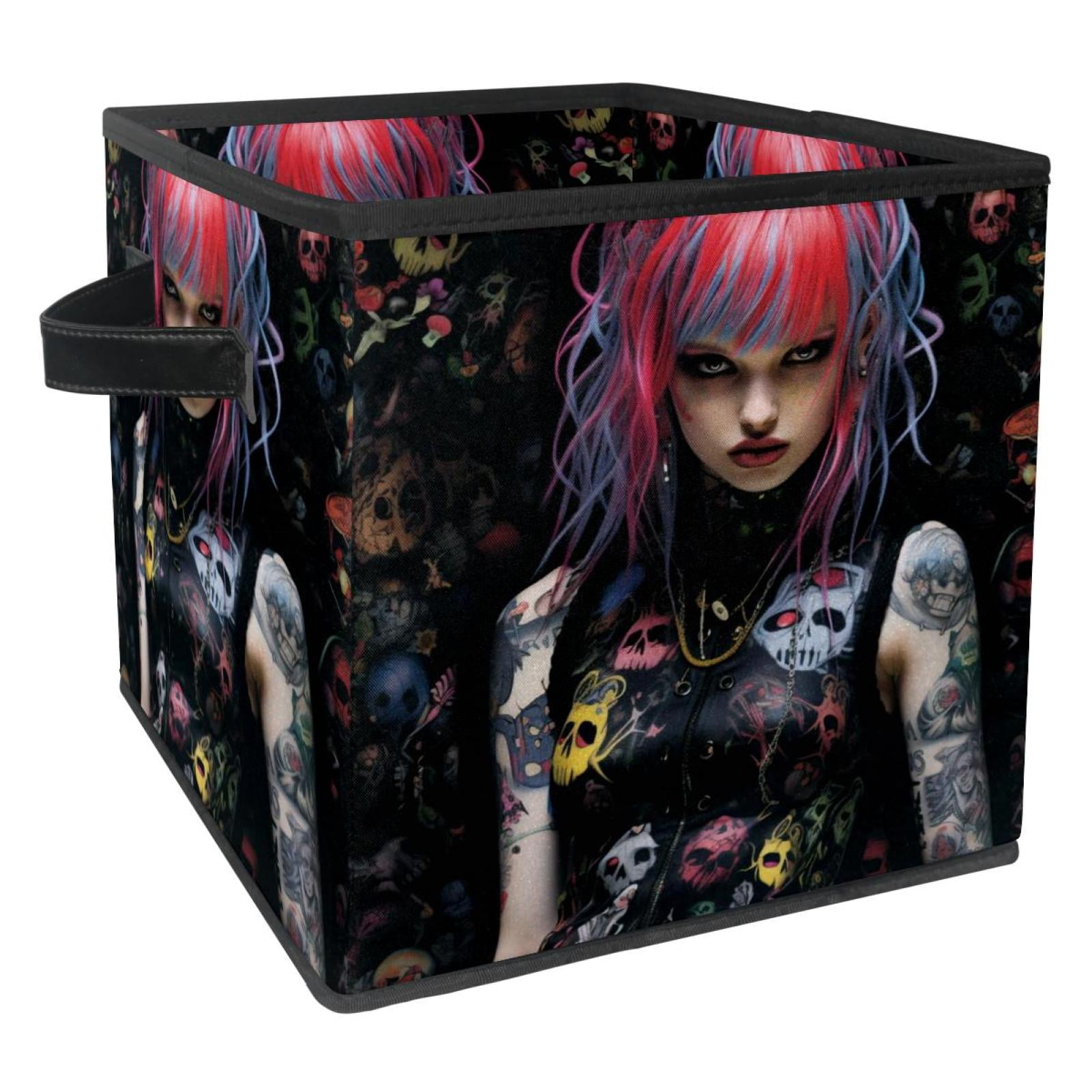 TYBY Dark Punk Music Toy Box Clothes Coat Storage Organizer Boxes Chest ...