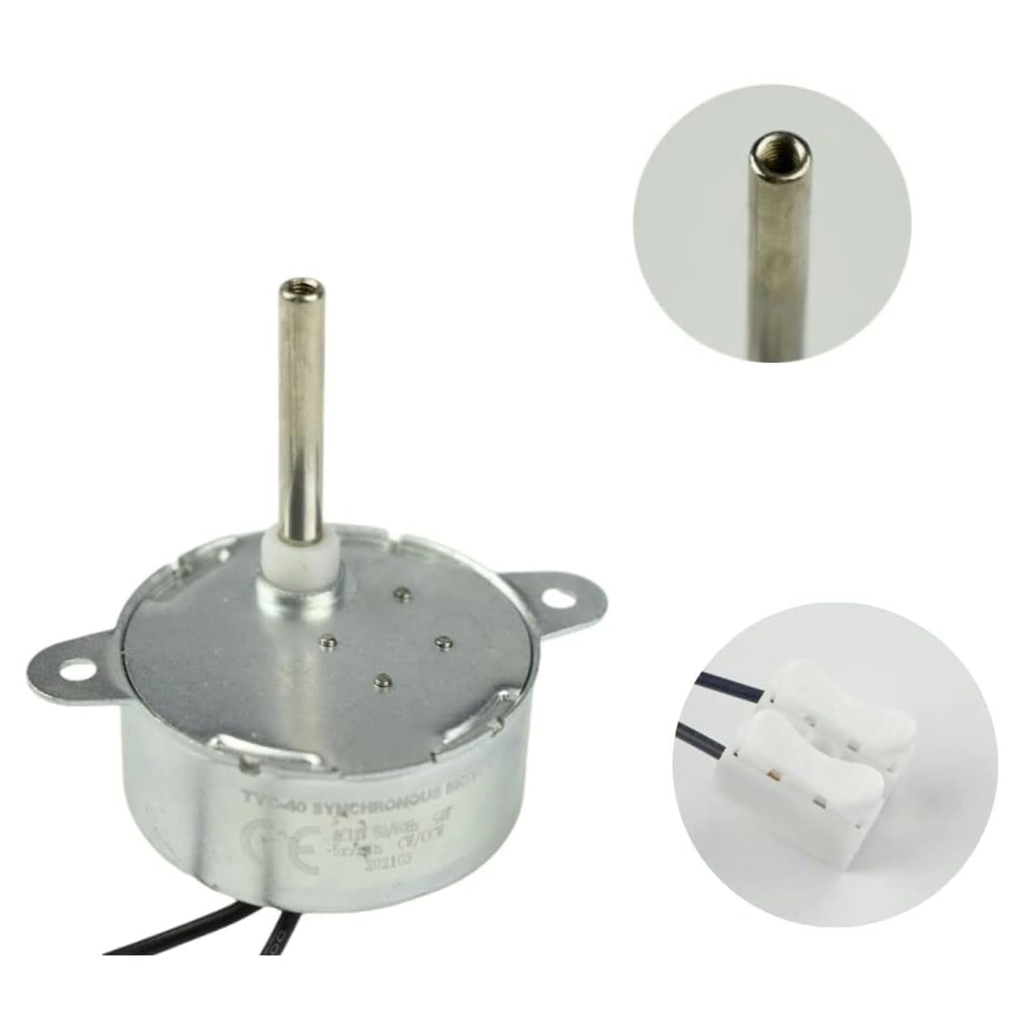 TYC-40 Small Synchronous Motor 12V AC 5r/min CW/CCW Shaft 33mm Inner ...