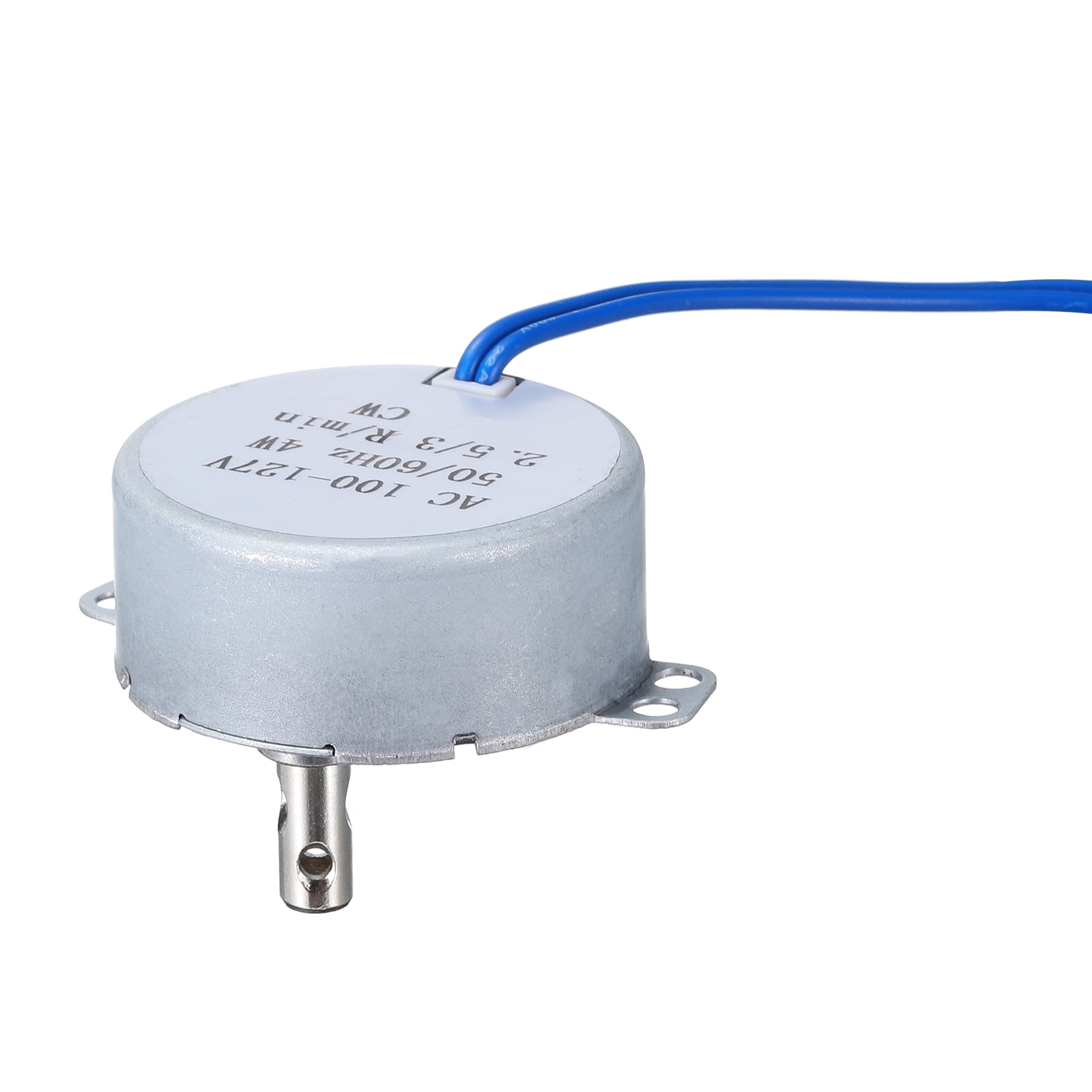 TYC-50 Small Synchronous Motor 100-127V AC 2.5-3RPM Shaft Rotation CW ...