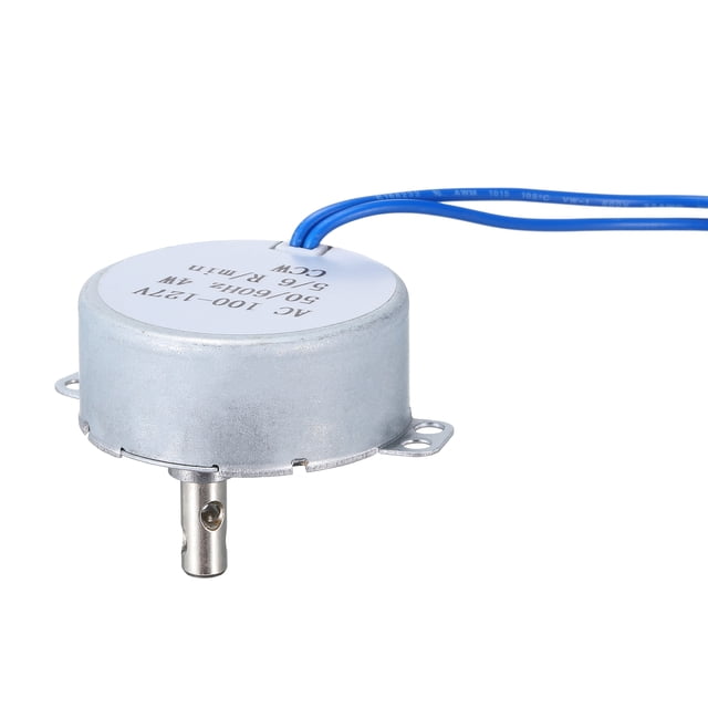 TYC-50 Small Synchronous Motor 100-127V AC 5-6RPM Shaft Rotation CCW 4W ...