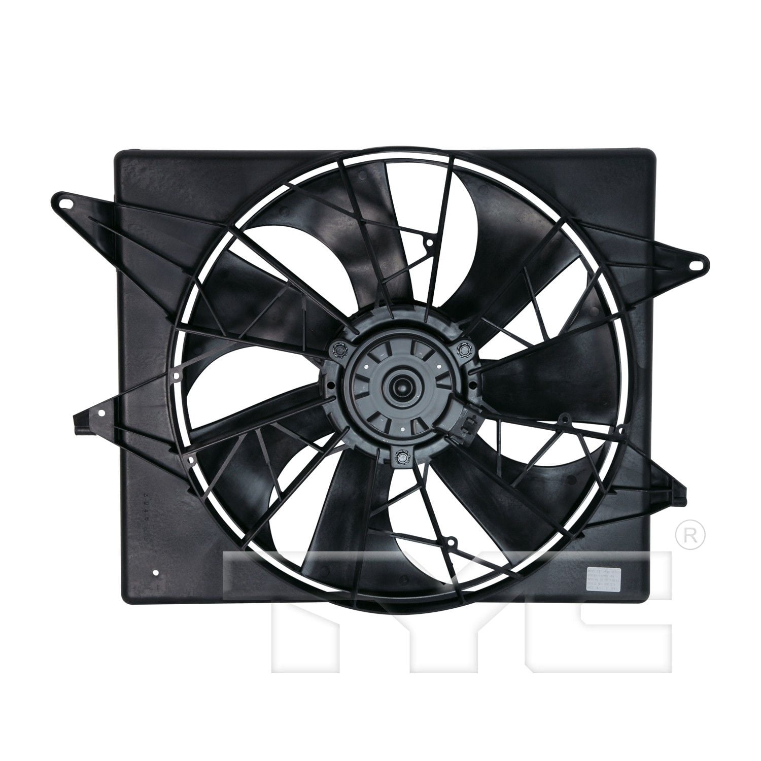 TYC 620950 Dual Radiator and Condenser Fan Assembly For 94-97 Cougar ...