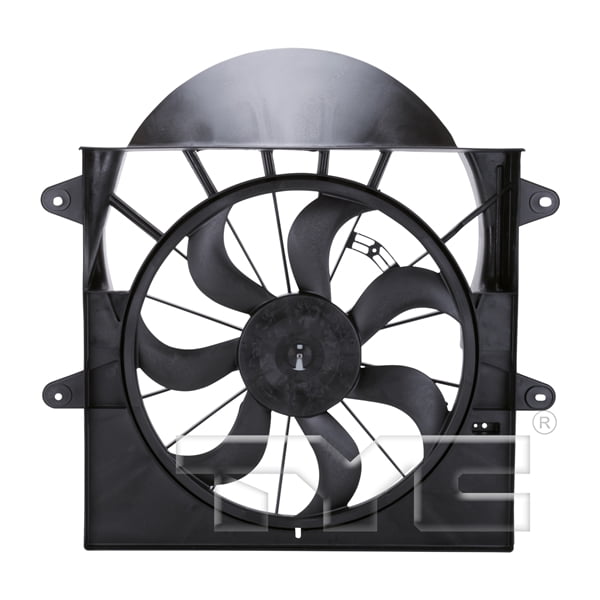 TYC 621220 Dual Radiator and Condenser Fan Assembly for Chrysler ...