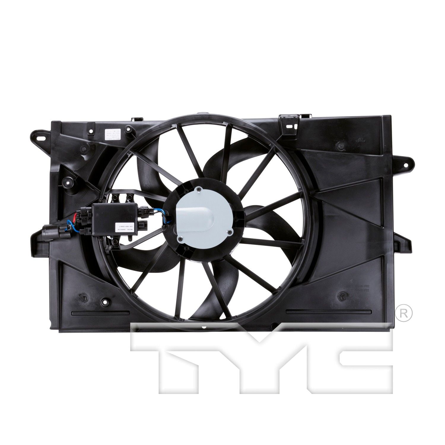 TYC 621890 Radiator & Condenser Cooling Fan Assembly New with Warranty ...