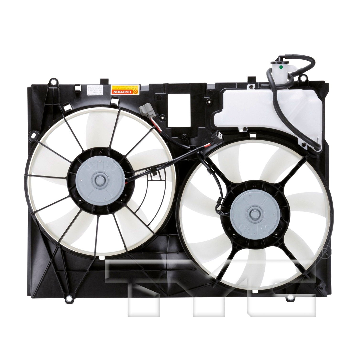 TYC 622080 Dual Radiator and Condenser Fan Assembly for 312-55051-000 ...