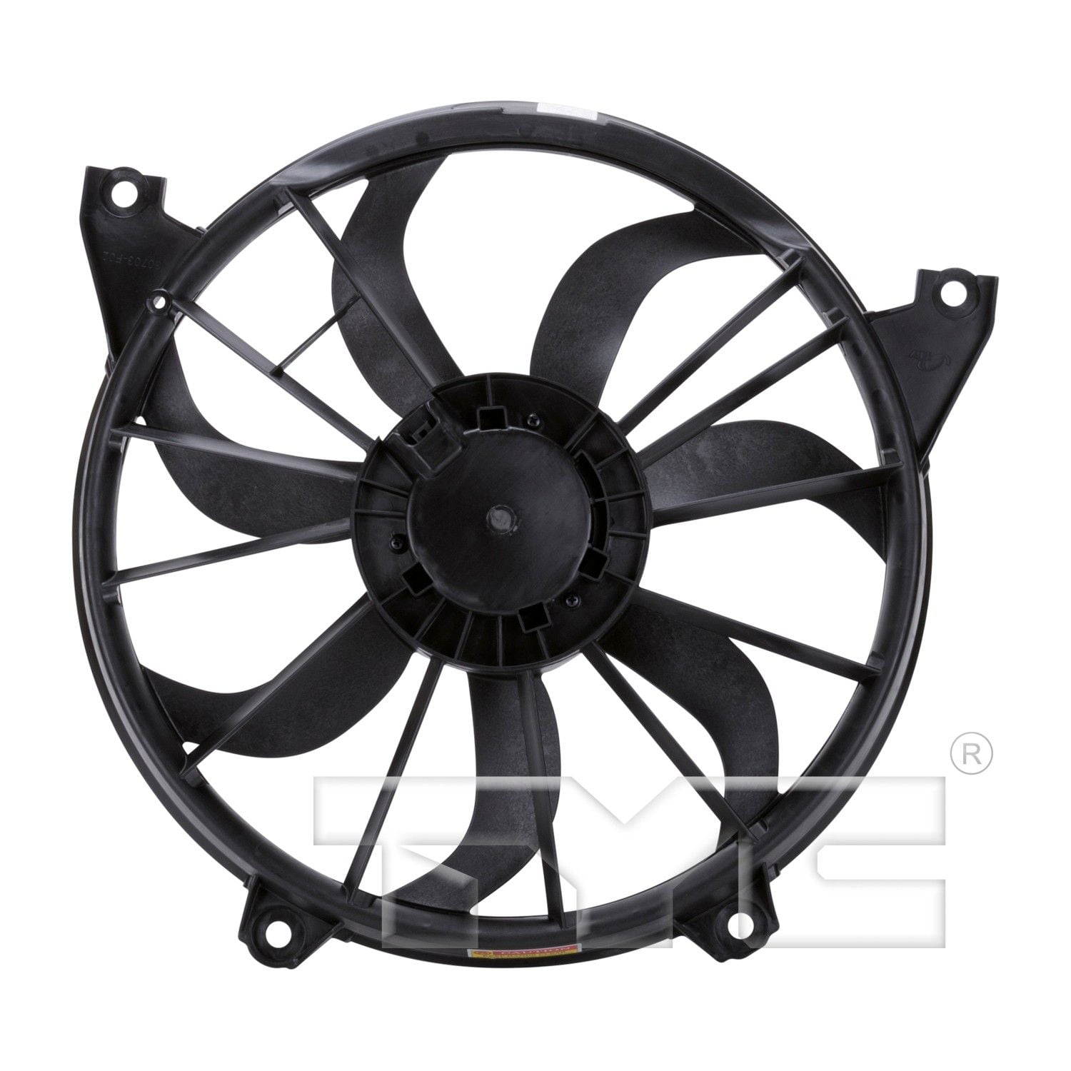 TYC 622520 Dual Radiator and Condenser Fan Assembly For 09-16 Dodge ...