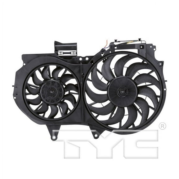 Fiat 500l Dual Radiator And Condenser Fan Assembly