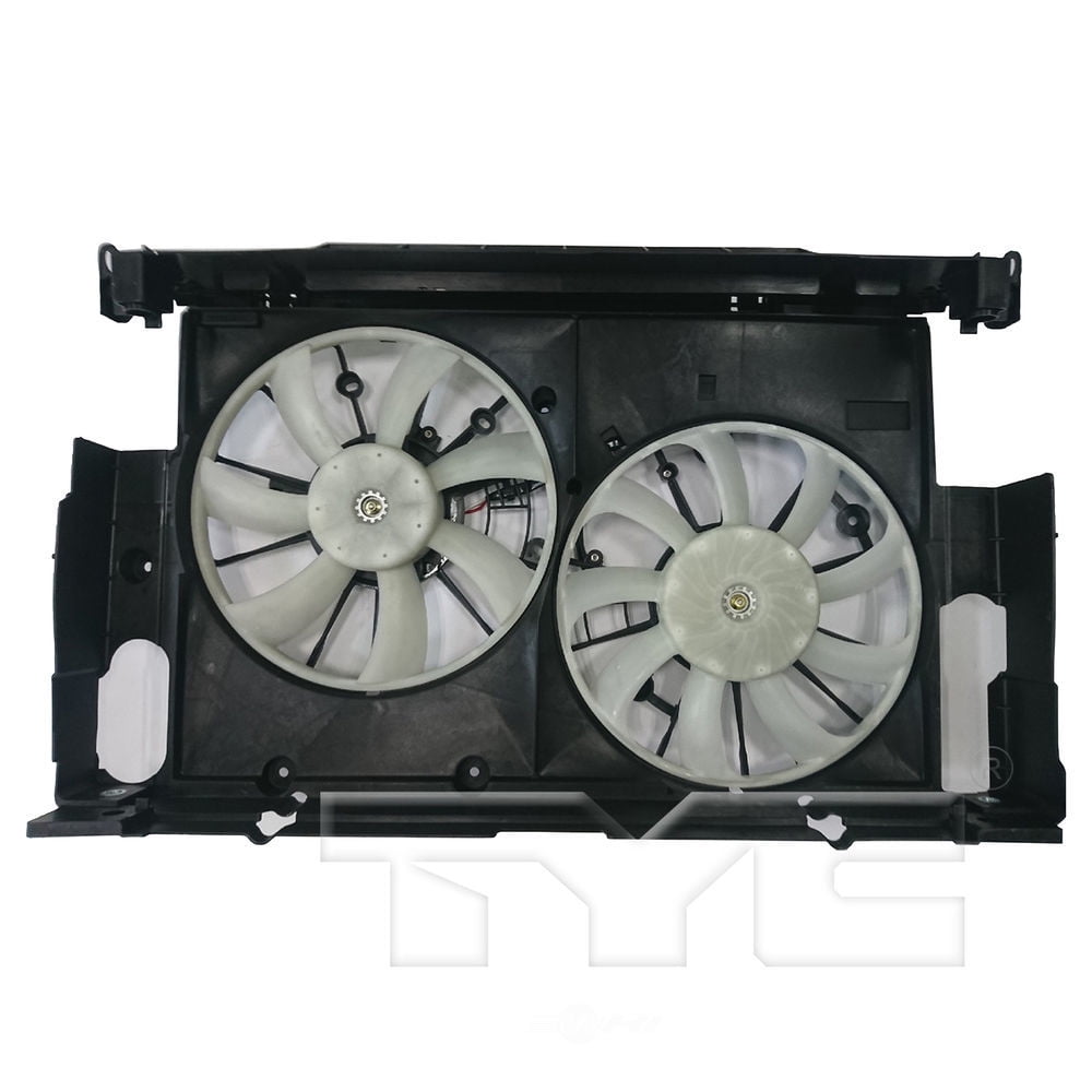 TYC 624490 Dual Radiator And Condenser Fan Assembly Fits select: 2016 ...