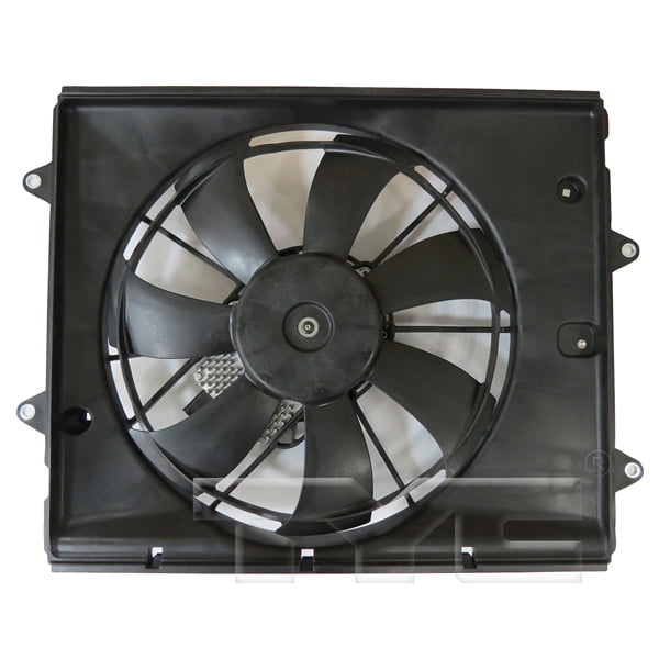 TYC 624600 Dual Radiator And Condenser Fan Assembly Fits 2018 Honda ...