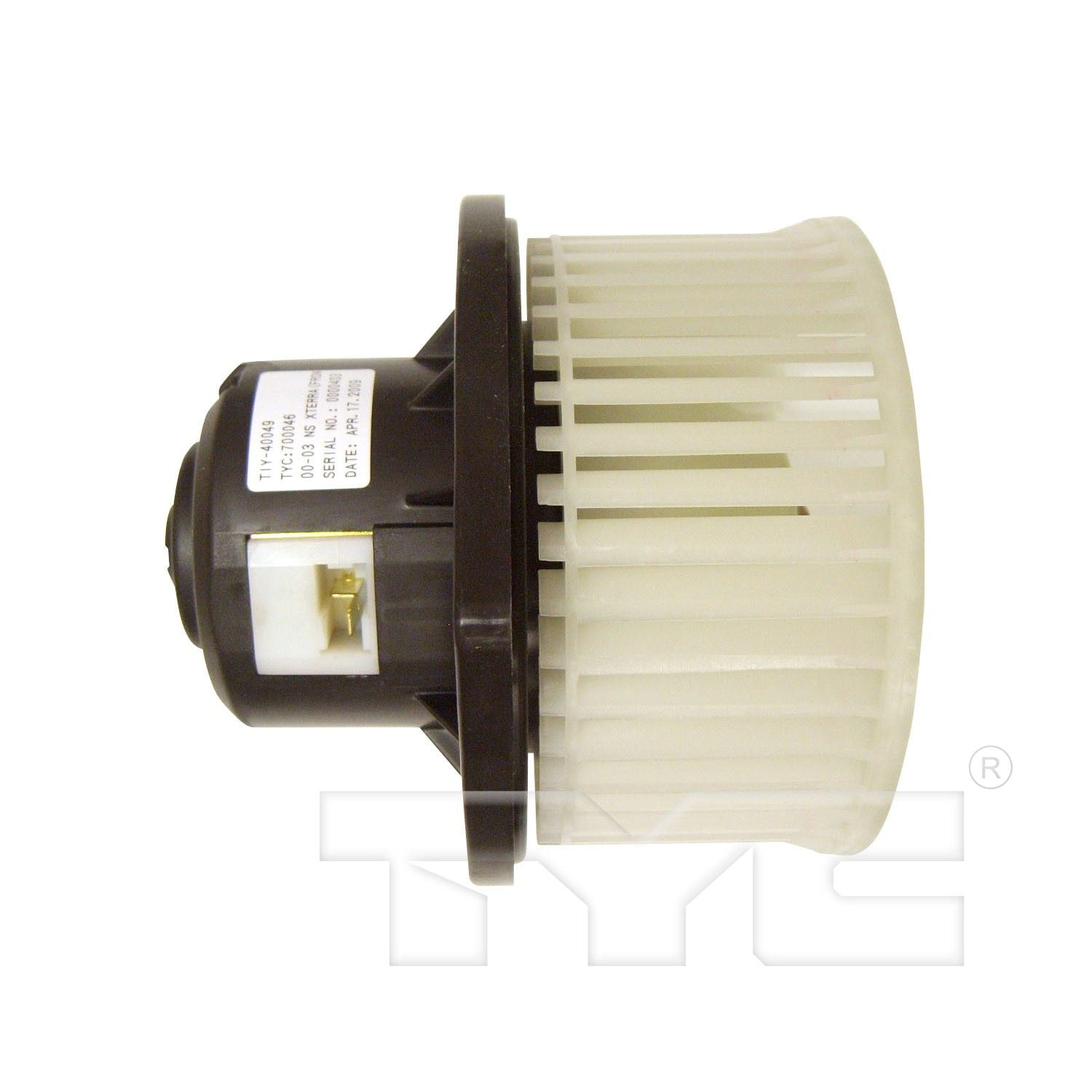 TYC 700046 A/C Condenser Blower Assembly For Select 96-04 Nissan Subaru ...