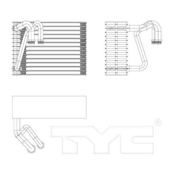Volvo 850 Ac Evaporator Core