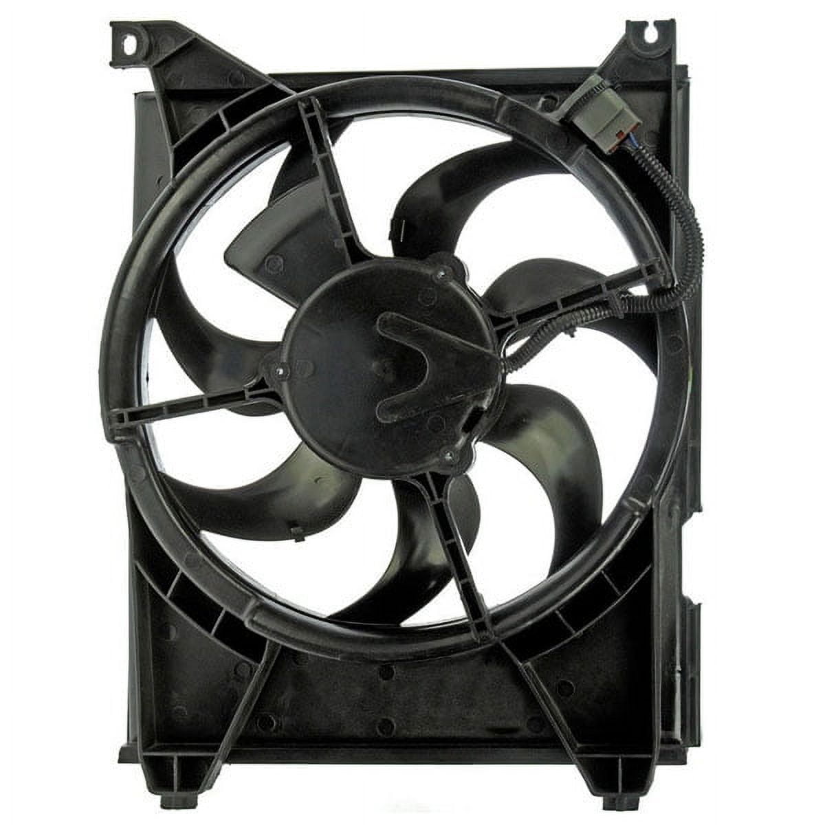 TYC A/C Condenser Cooling Fan Motor Assy with Blade & Shroud For 07 08 ...