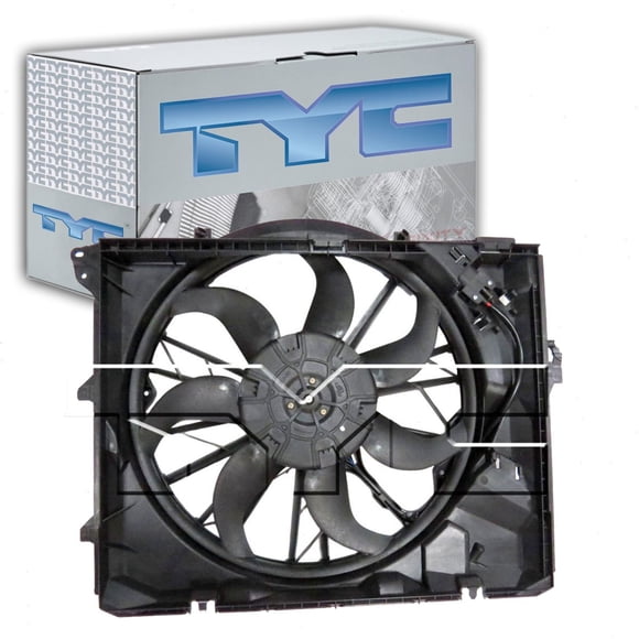Bmw 318 Dual Radiator And Condenser Fan Assembly