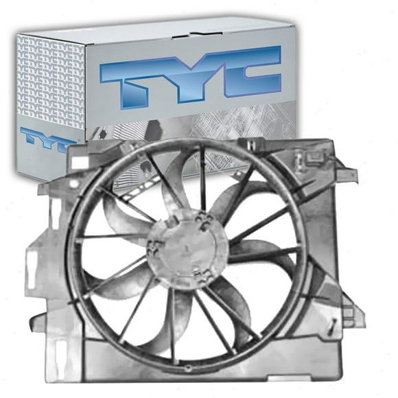 Chrysler Town Country Dual Radiator And Condenser Fan Assembly