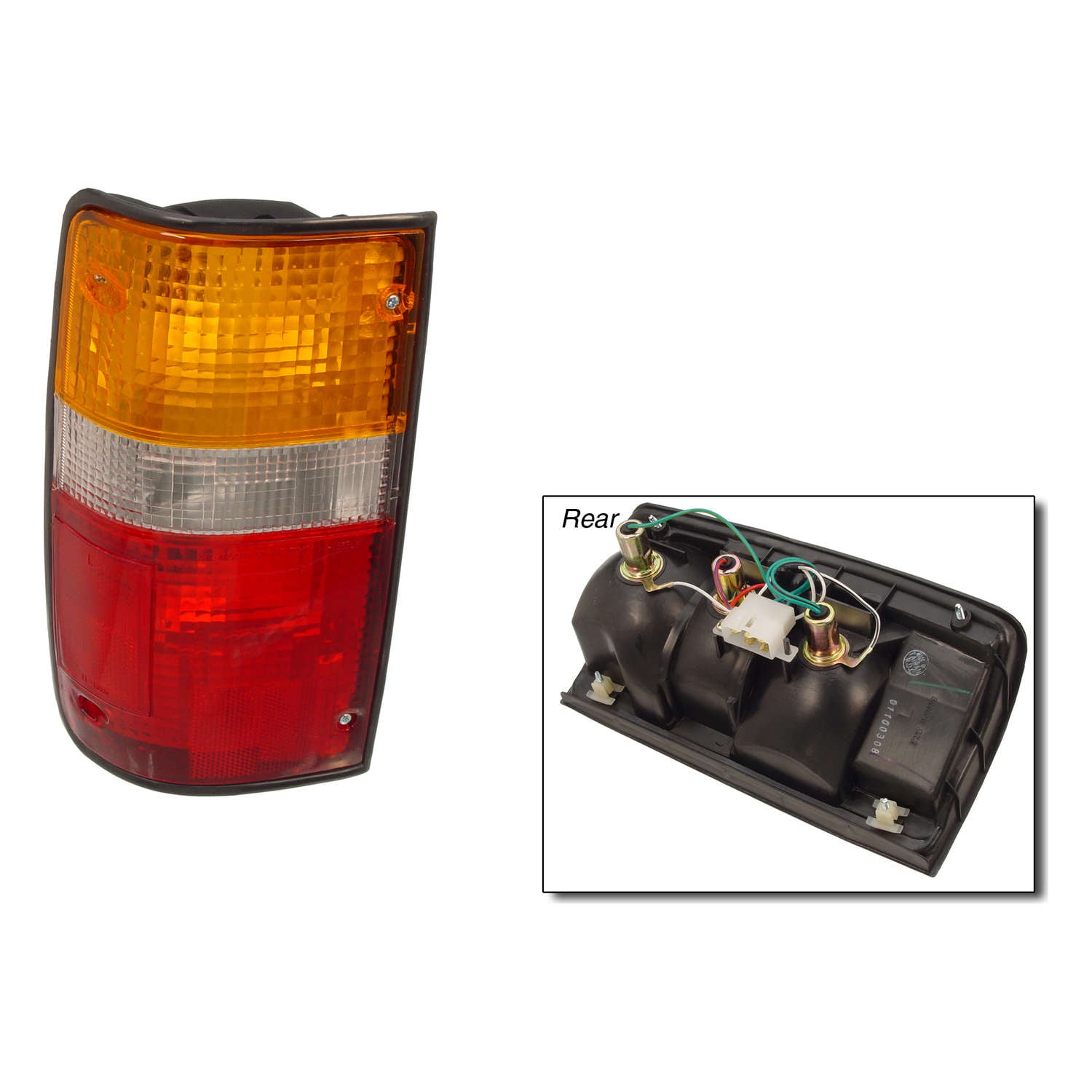 TYC SAE/DOT Approved Tail Light Assembly - Walmart.com