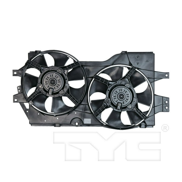 Chrysler Town Country Dual Radiator And Condenser Fan Assembly