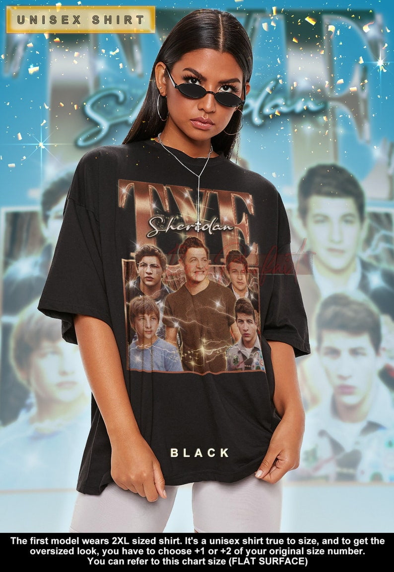 TYE SHERIDAN Retro T-shirt - Tye Sheridan Homage Tee, Tye Sheridan Long Sleeve Shirt, Tye ...