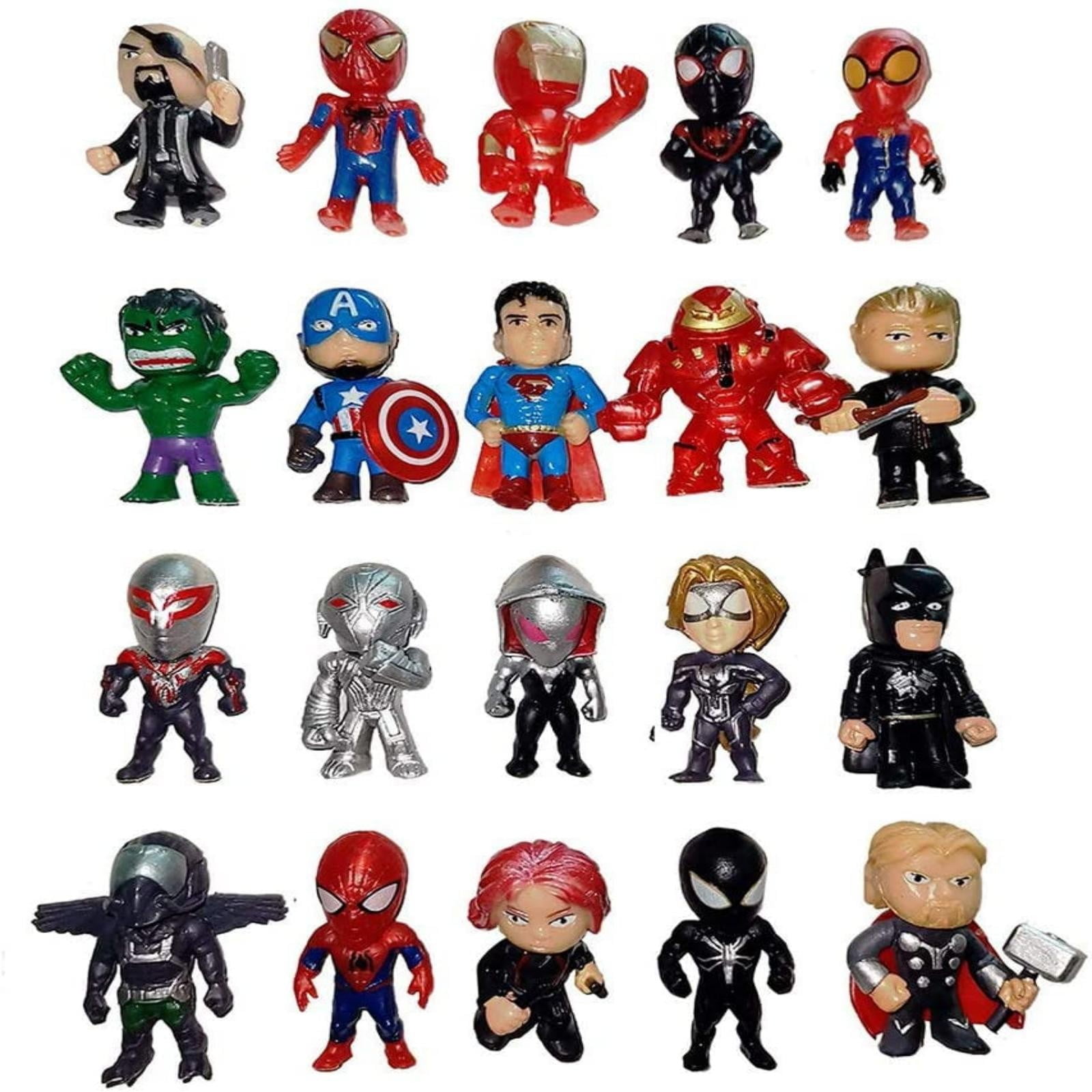TYFLEI 1.5 In Superhero Series Action Figures Superhero Spider Action ...
