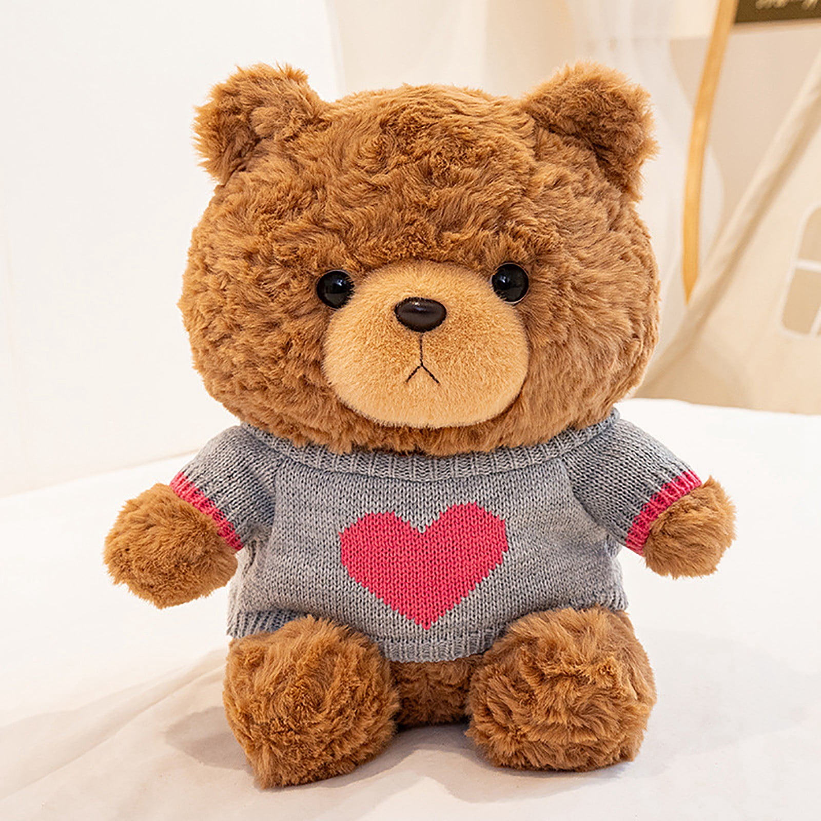TYFLEI 11.8" Cute Bear Stuffed Animal Birthday Party Gifts Soft Cartoon ...