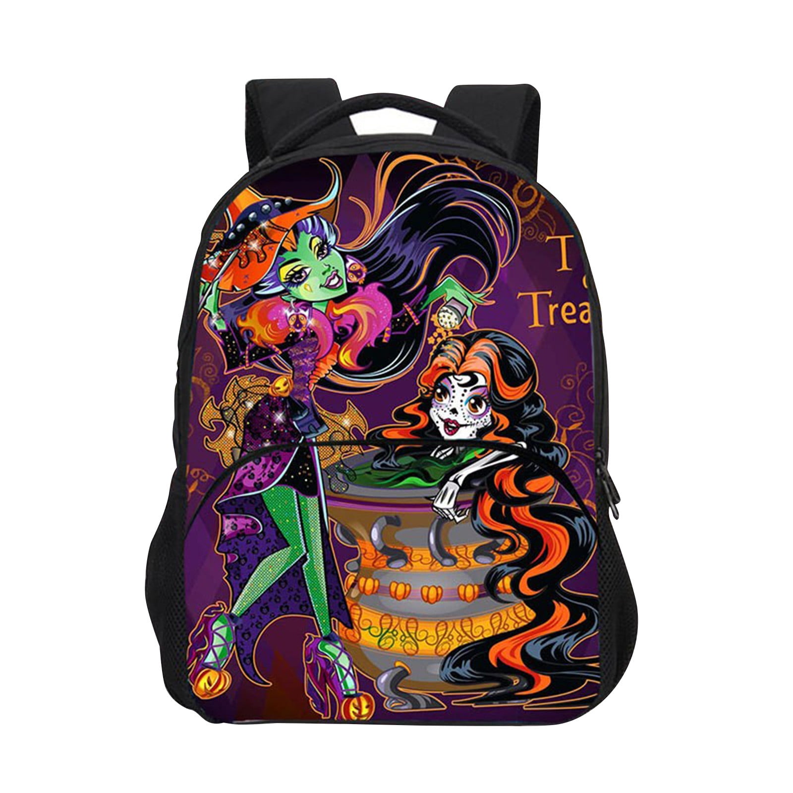 TYFLEI 15.7" Lightweight Monster High Backpack Back to School Supplies ...