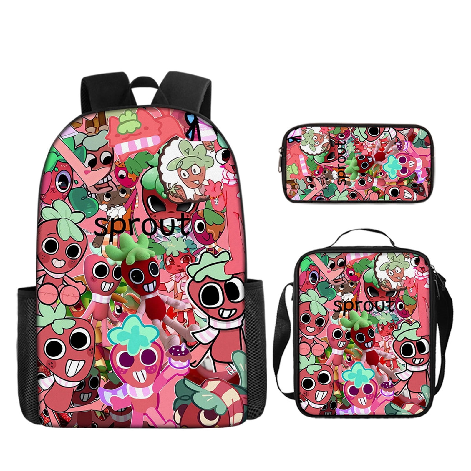 TYFLEI 16.5" Dandy's World Backpack Cartoon Style Travel Laptop ...