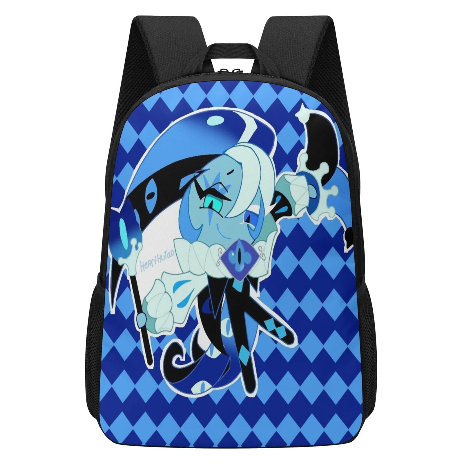 TYFLEI 17.3" Print Cookie Run Kingdom Backpack Back to School Supplies Shadow Milk Cookie ...