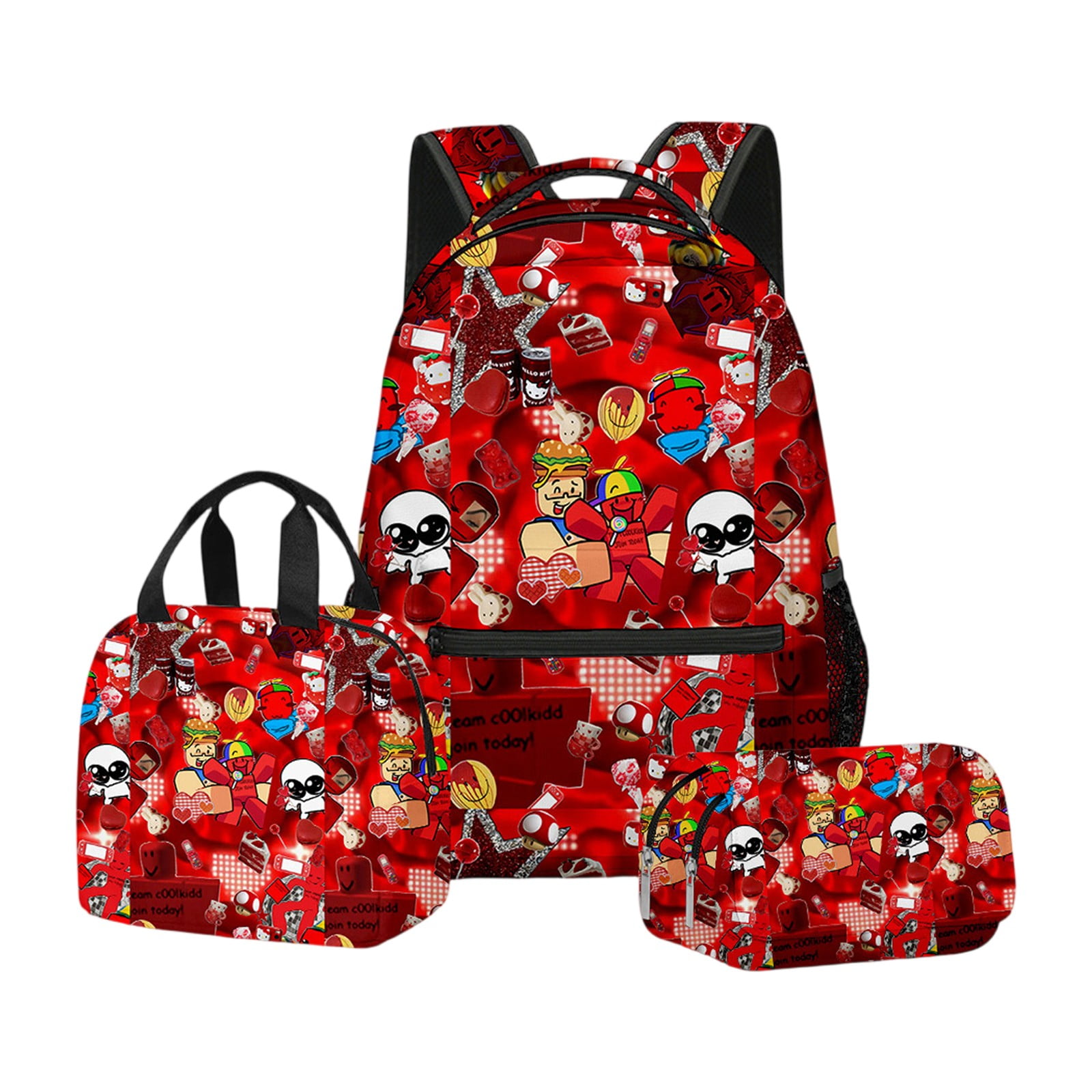 TYFLEI 3Pcs Forsaken Backpack Cartoon Style Bags Back to School ...