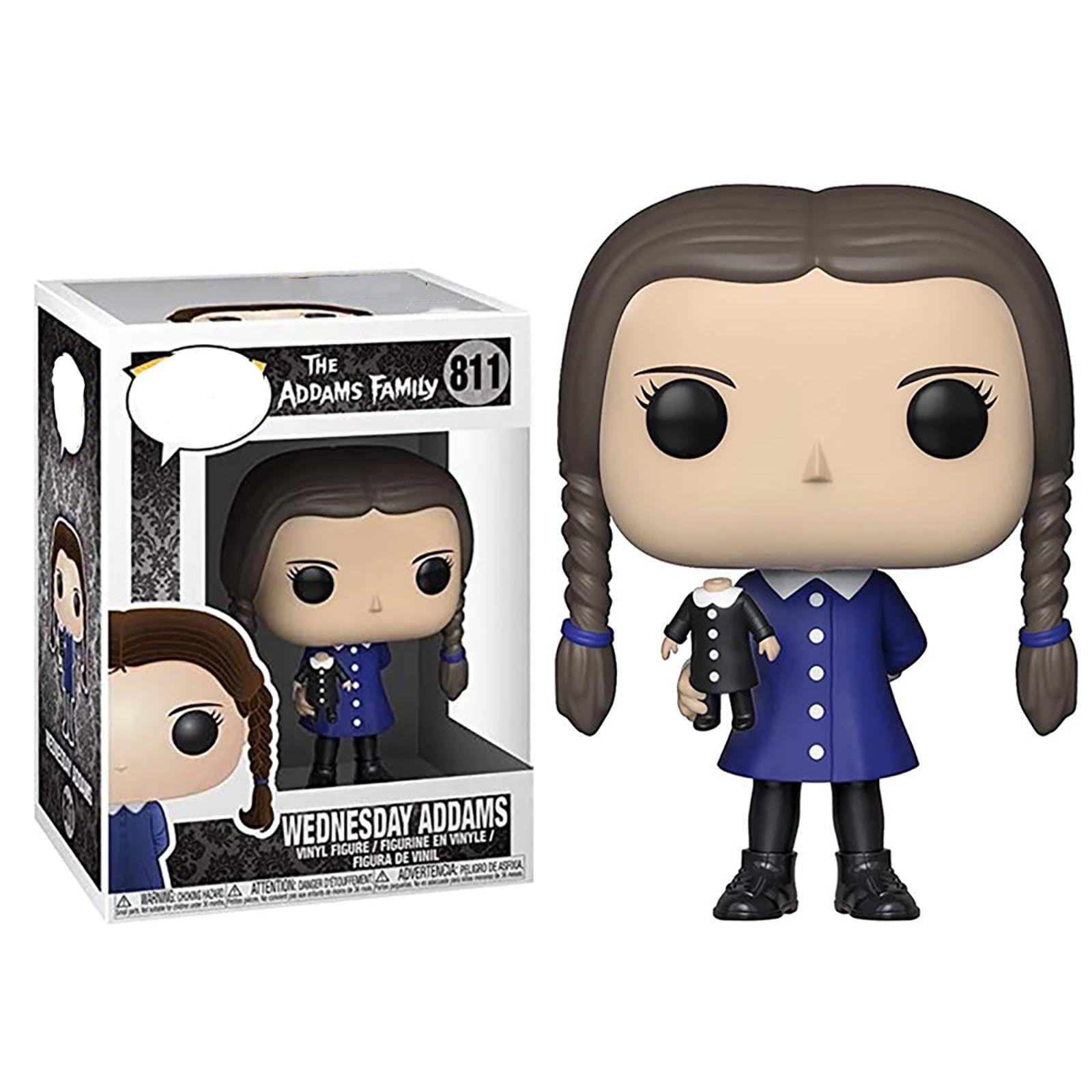 TYFLEI 4" Wednesday Addams Action Figure Cartoon Movie Addams Family ...