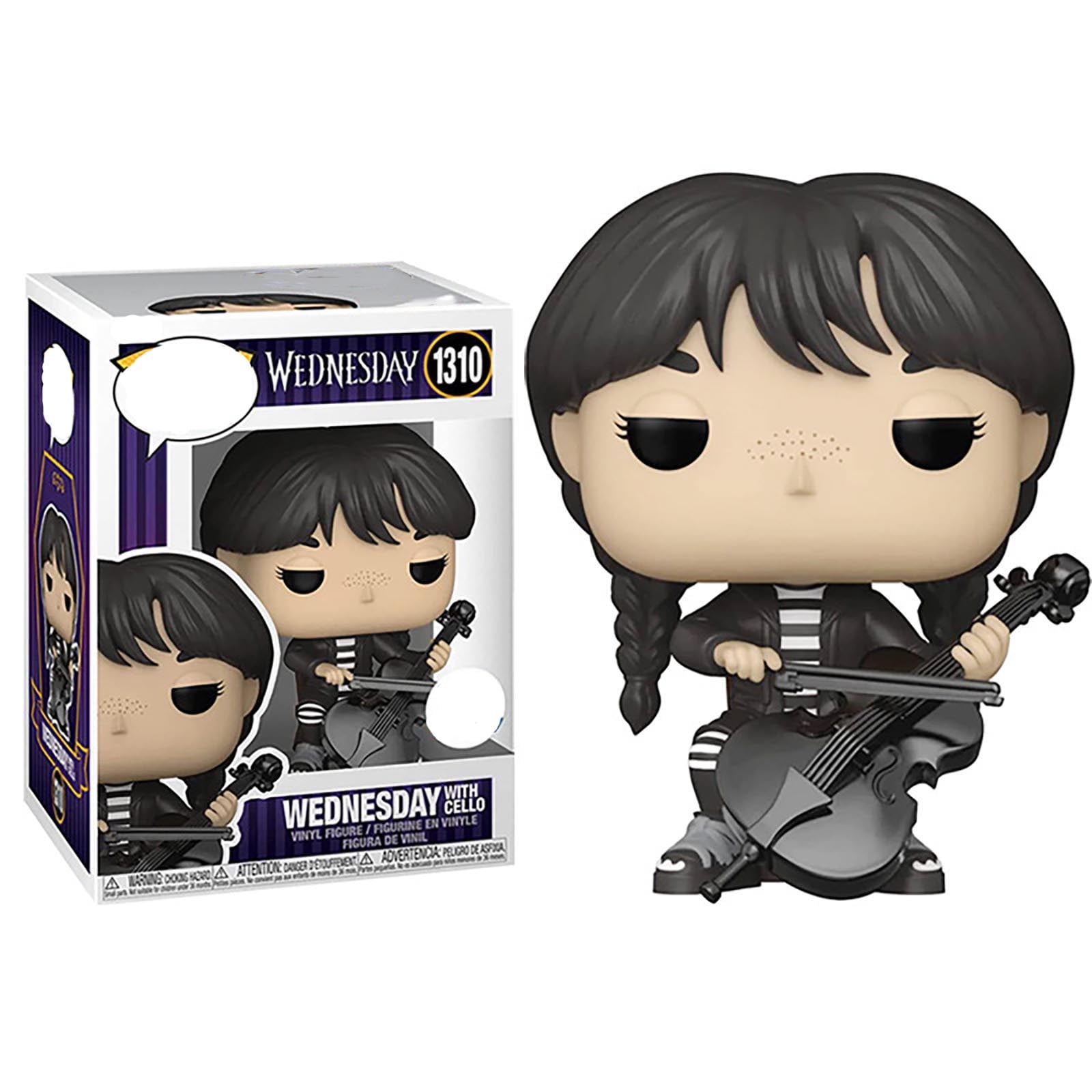 TYFLEI 4" Wednesday Addams Action Figure Cartoon Movie Addams Family ...