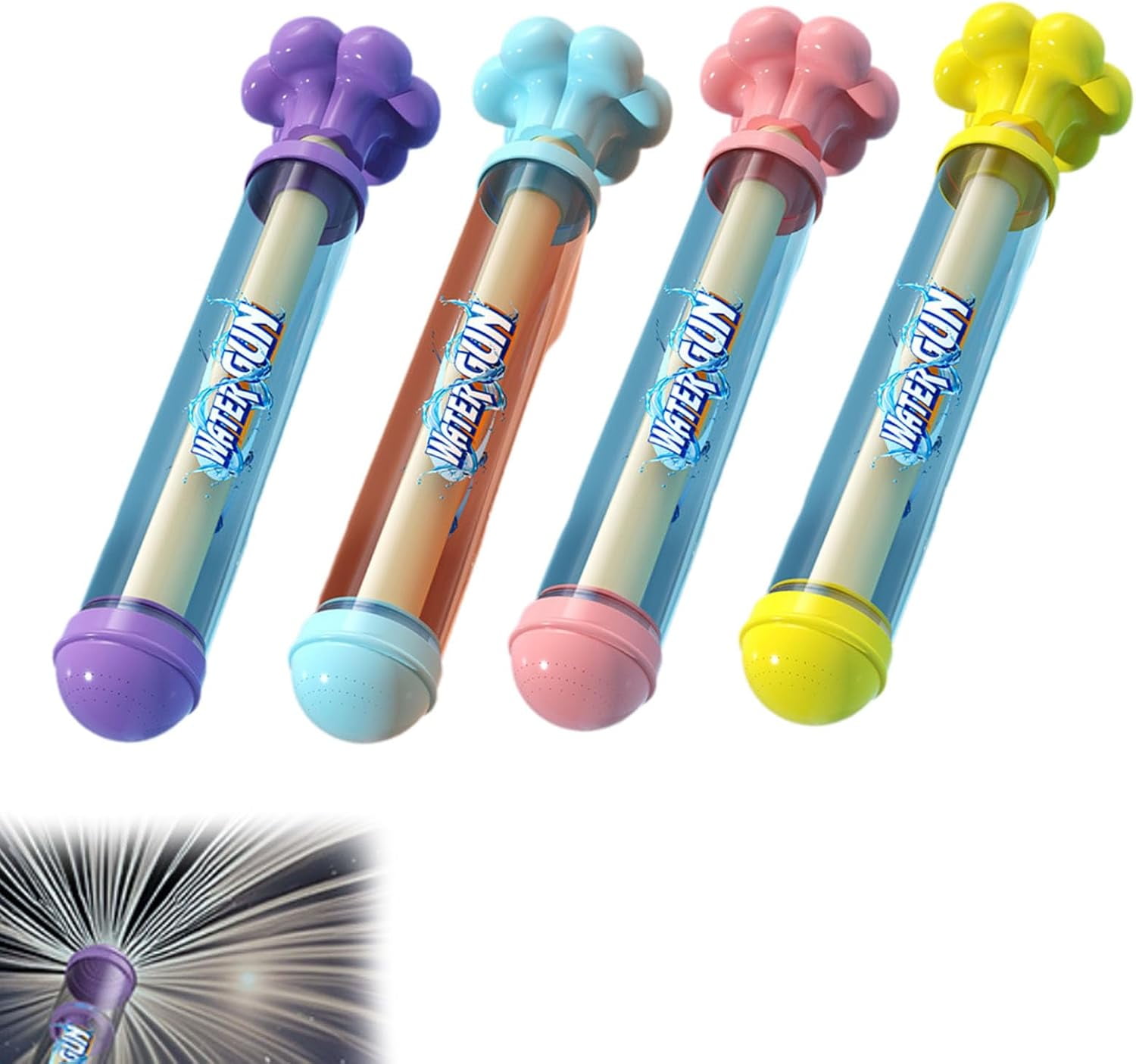 TYFLEI 4PCS Firework Water Gun, Romantic Firework Water Spray Gun ...