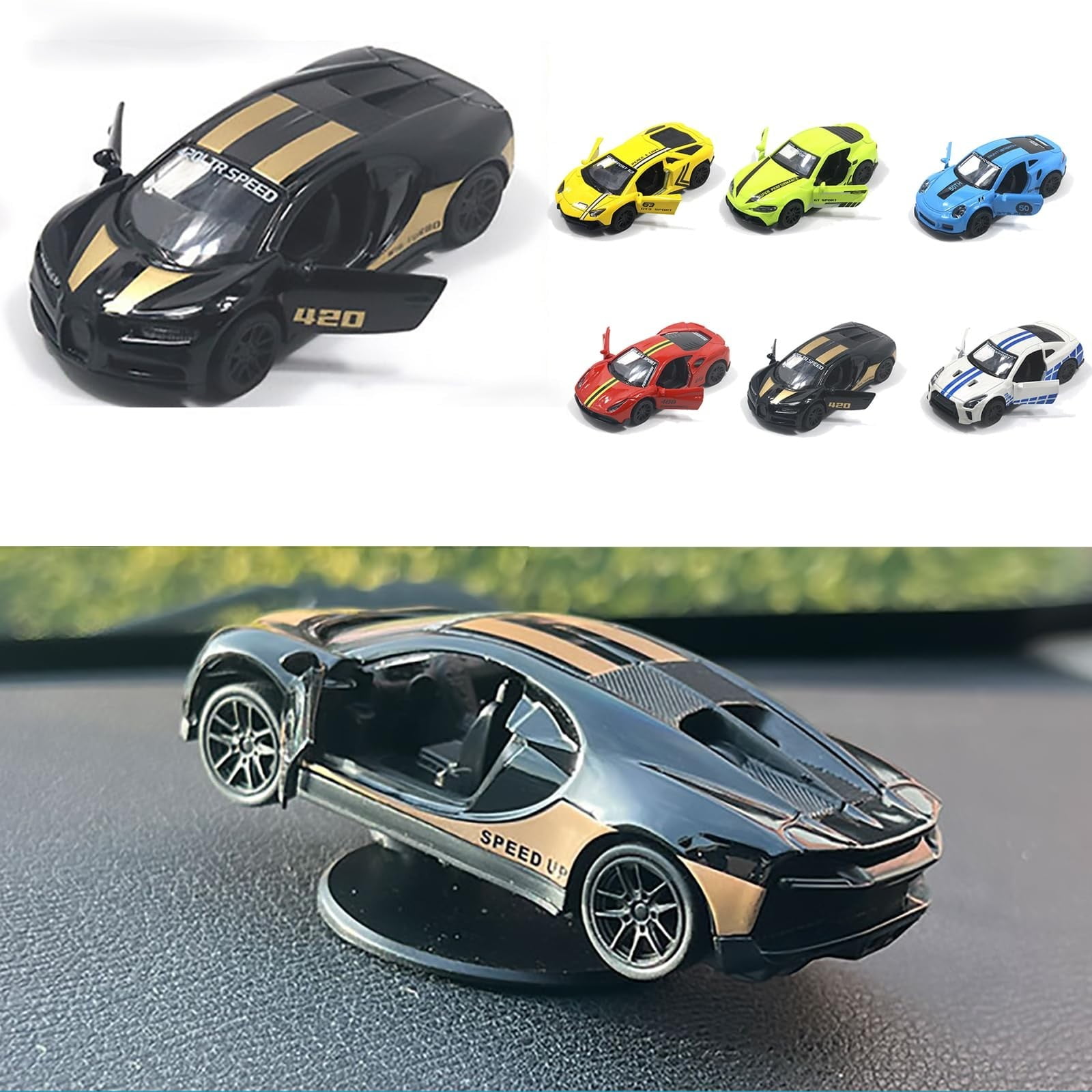 TYFLEI Cool Bugatti Toy Car Sports Car Model Mini Model Cars on ...