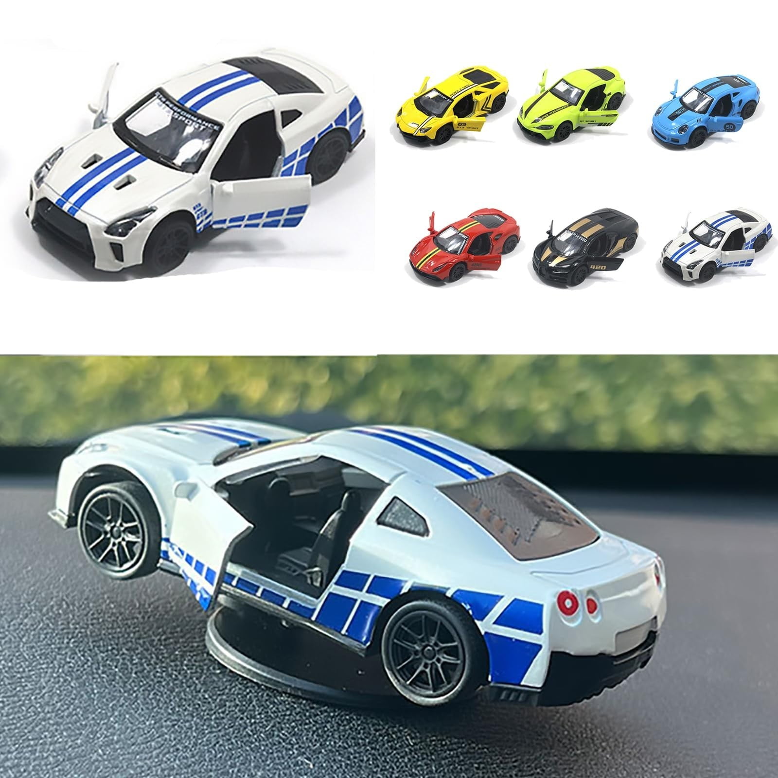 TYFLEI Cool Bugatti Toy Car Sports Car Model Mini Model Cars on ...